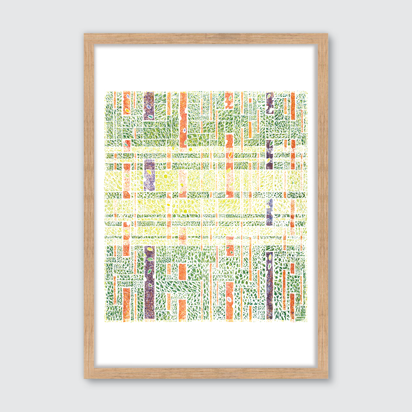 Native Weave Abstract Wall Art Print by Philip Taylor | artandrealism.com