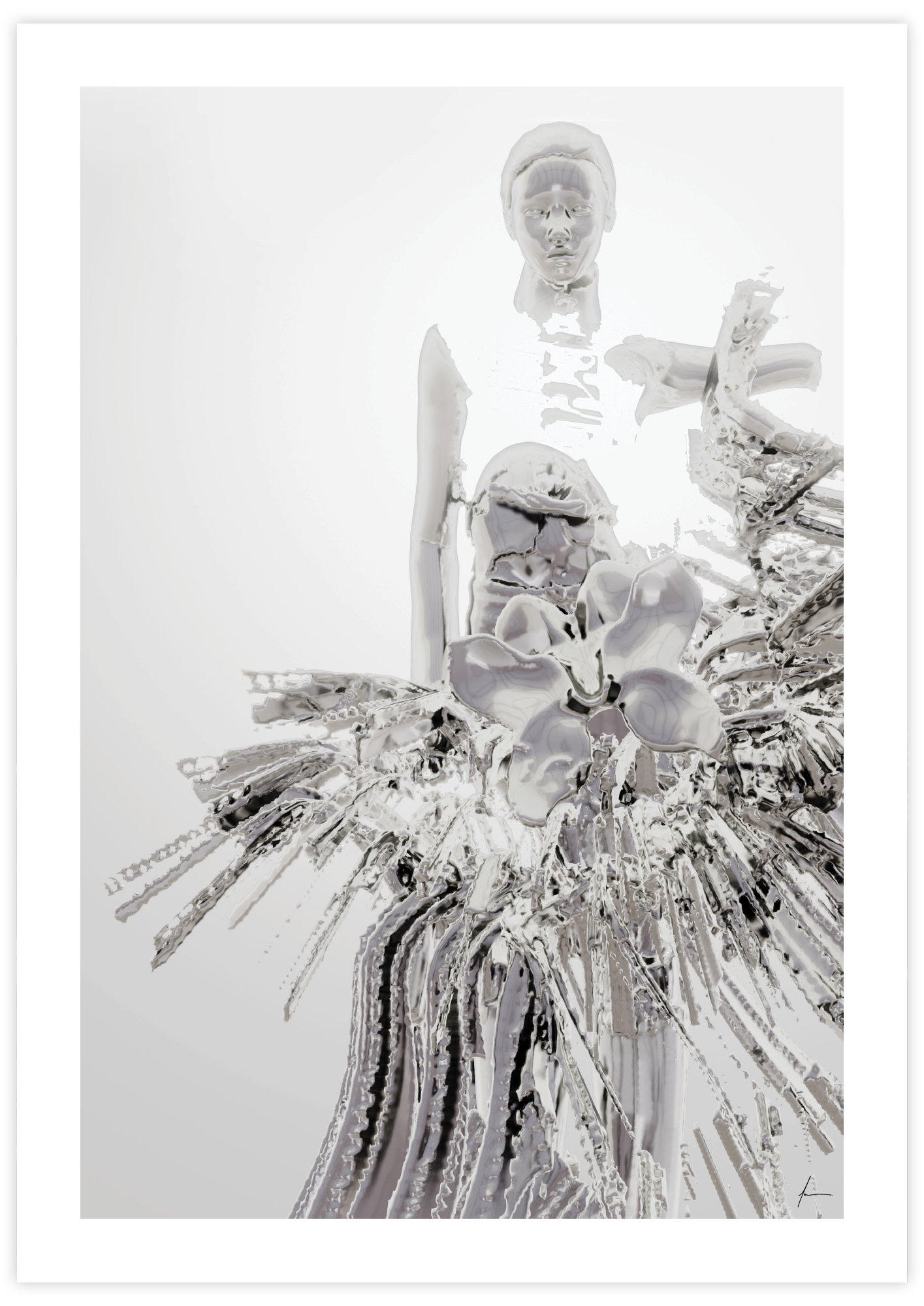 Portrait of a Girl_III Art Print by Ivan Medrano | Art & Realism