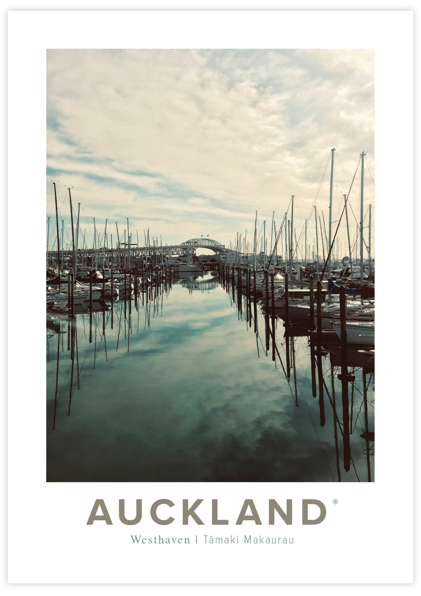 Auckland Westhaven Art Print by Art & Realism | Art & Realism