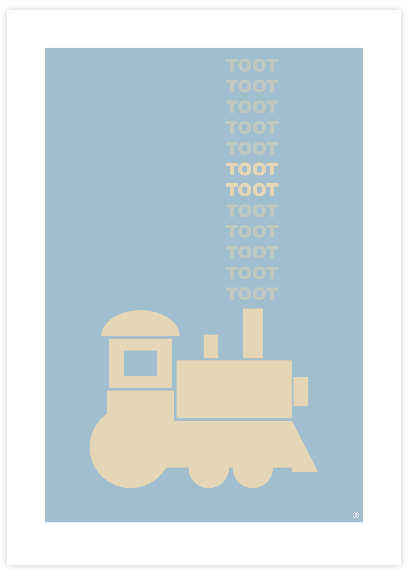 Toot Toot Kids Art Print by Art & Realism | Art & Realism